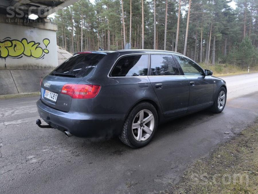 Pelēks Audi A6 2006 Ventspils, ar dzinēja tilpumu 2.40 L un nobraukumu 339 tūkst. km par 1500 €, foto 5 vietnē AUTOMOTO.COM.LV
