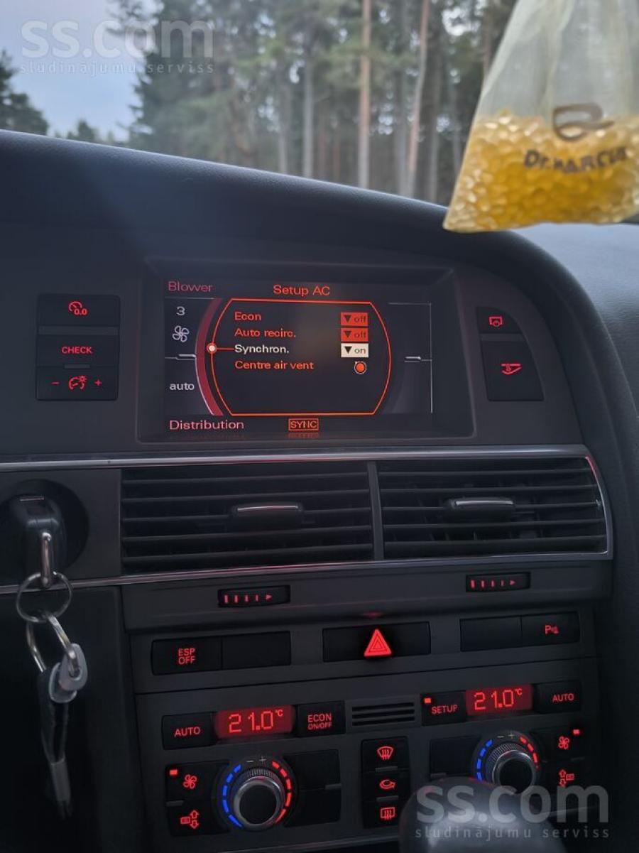 Pelēks Audi A6 2006 Ventspils, ar dzinēja tilpumu 2.40 L un nobraukumu 339 tūkst. km par 1500 €, foto 10 vietnē AUTOMOTO.COM.LV