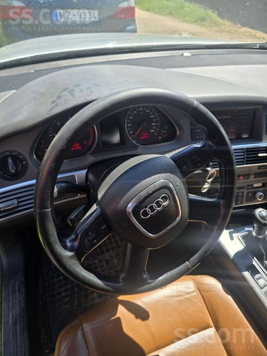 Grey Audi A6 2006 in Jelgava, with an engine capacity of 2.00 L and mileage of 335 thousand km for 2690 €, photo 3 on AUTOMOTO.COM.LV