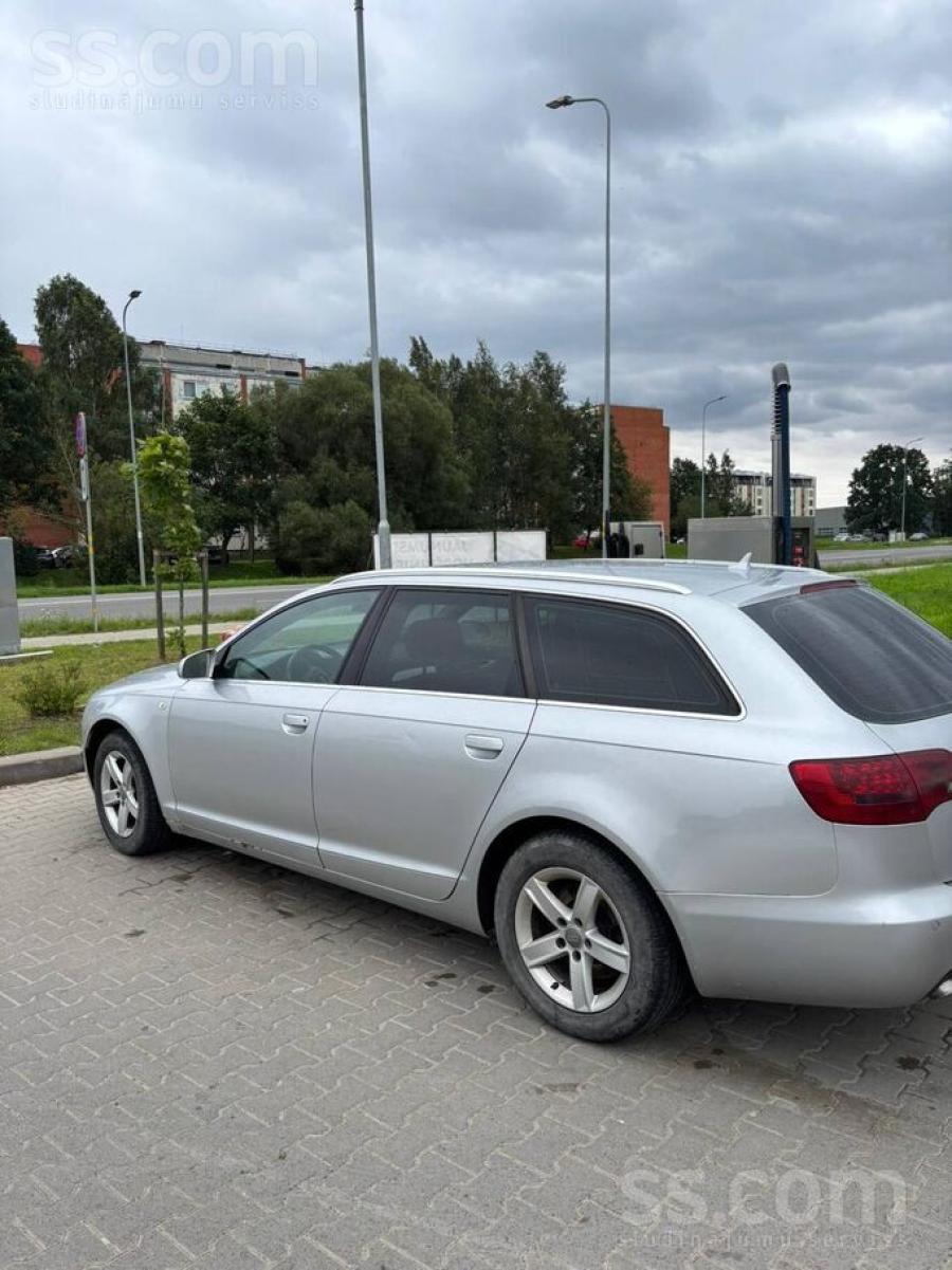Grey Audi A6 2006 in Jelgava, with an engine capacity of 2.00 L and mileage of 335 thousand km for 2690 €, photo 7 on AUTOMOTO.COM.LV