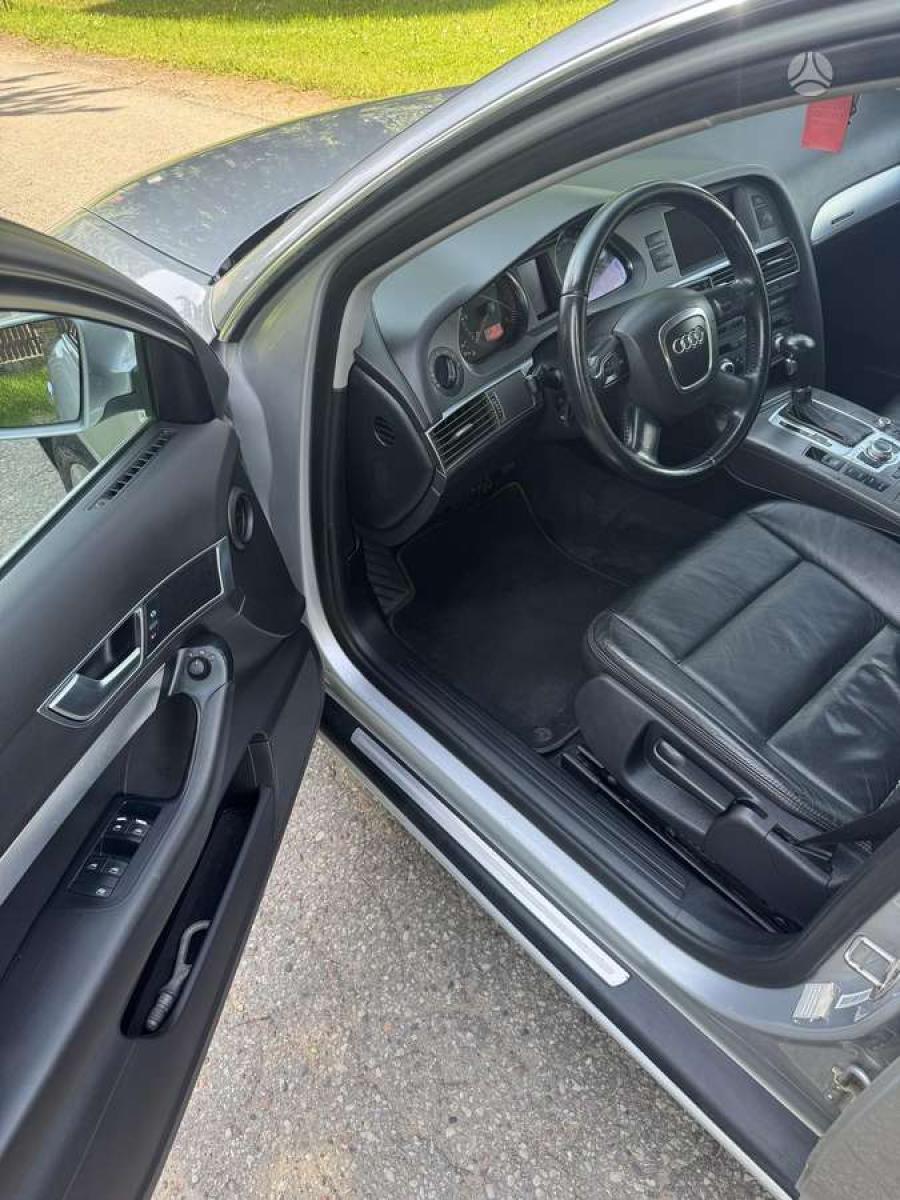 Grey Audi A6 2006 in Alytus, with an engine capacity of 2.70 L and mileage of 332 thousand km for 2699 €, photo 12 on AUTOMOTO.COM.LV