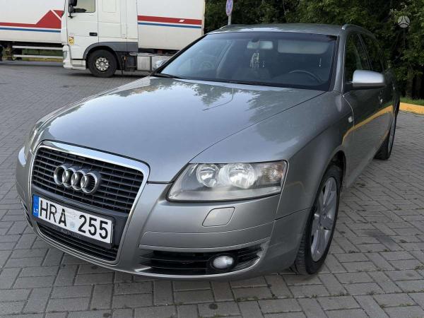 Grey Audi A6 2006 in Vilnius, with an engine capacity of 1.97 L and mileage of 410 thousand km for 1850 €, photo 2 on AUTOMOTO.COM.LV