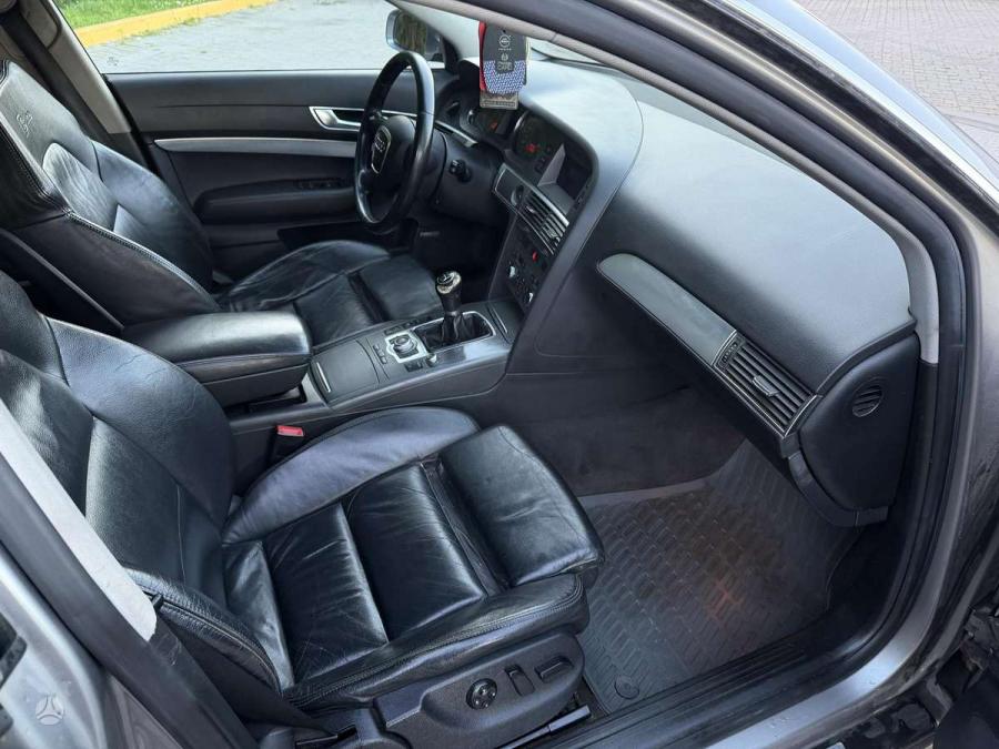 Grey Audi A6 2006 in Vilnius, with an engine capacity of 1.97 L and mileage of 410 thousand km for 1850 €, photo 7 on AUTOMOTO.COM.LV