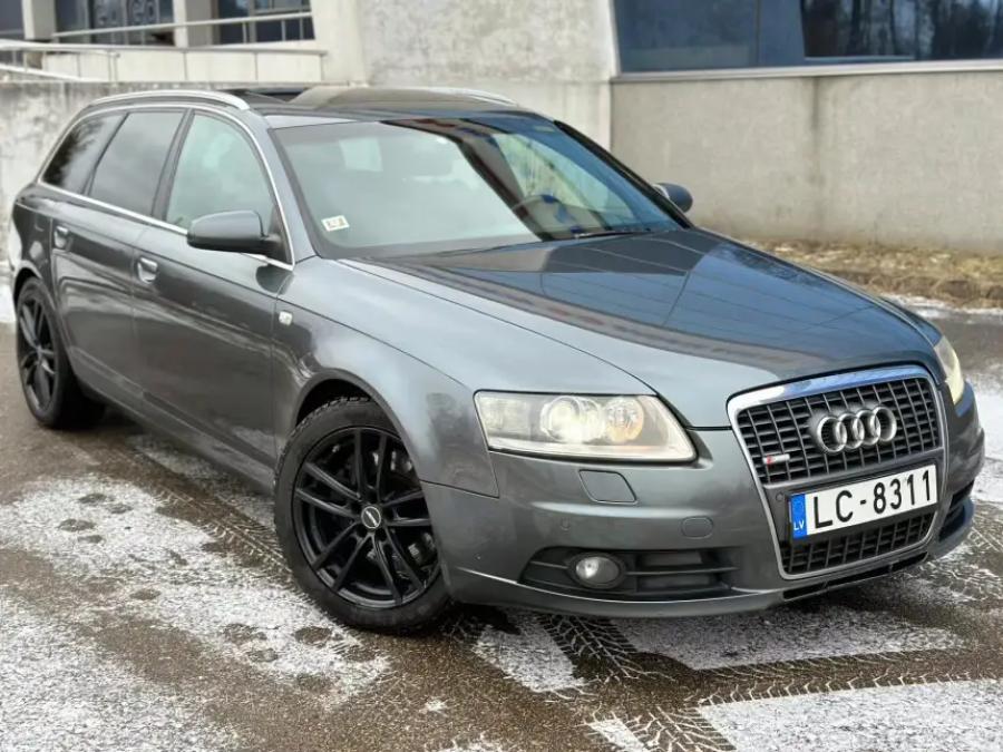 Grey Audi A6 2006 in Riga, with an engine capacity of 3.00 L and mileage of 352 thousand km for 3990 €, photo 1 on AUTOMOTO.COM.LV