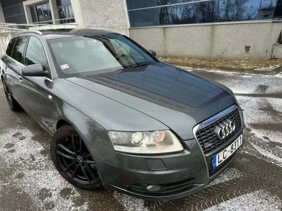 Grey Audi A6 2006 in Riga, with an engine capacity of 3.00 L and mileage of 352 thousand km for 3990 €, photo 3 on AUTOMOTO.COM.LV