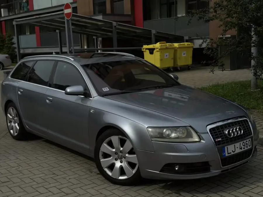 Grey Audi A6 2006 in Riga, with an engine capacity of 3.00 L and mileage of 314 thousand km for 5390 €, photo 1 on AUTOMOTO.COM.LV