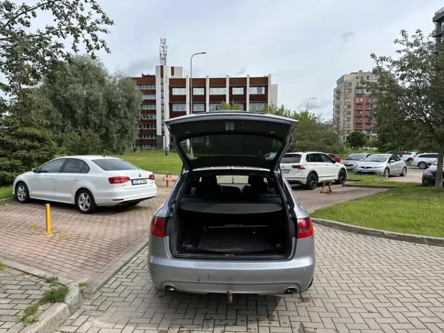 Grey Audi A6 2006 in Riga, with an engine capacity of 3.00 L and mileage of 314 thousand km for 5390 €, photo 14 on AUTOMOTO.COM.LV
