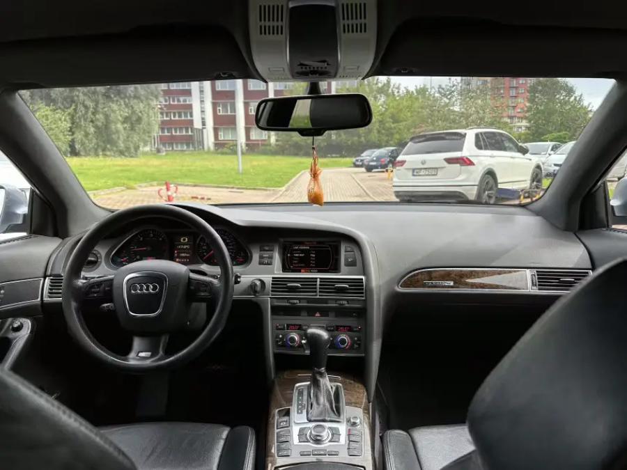 Grey Audi A6 2006 in Riga, with an engine capacity of 3.00 L and mileage of 314 thousand km for 5390 €, photo 23 on AUTOMOTO.COM.LV