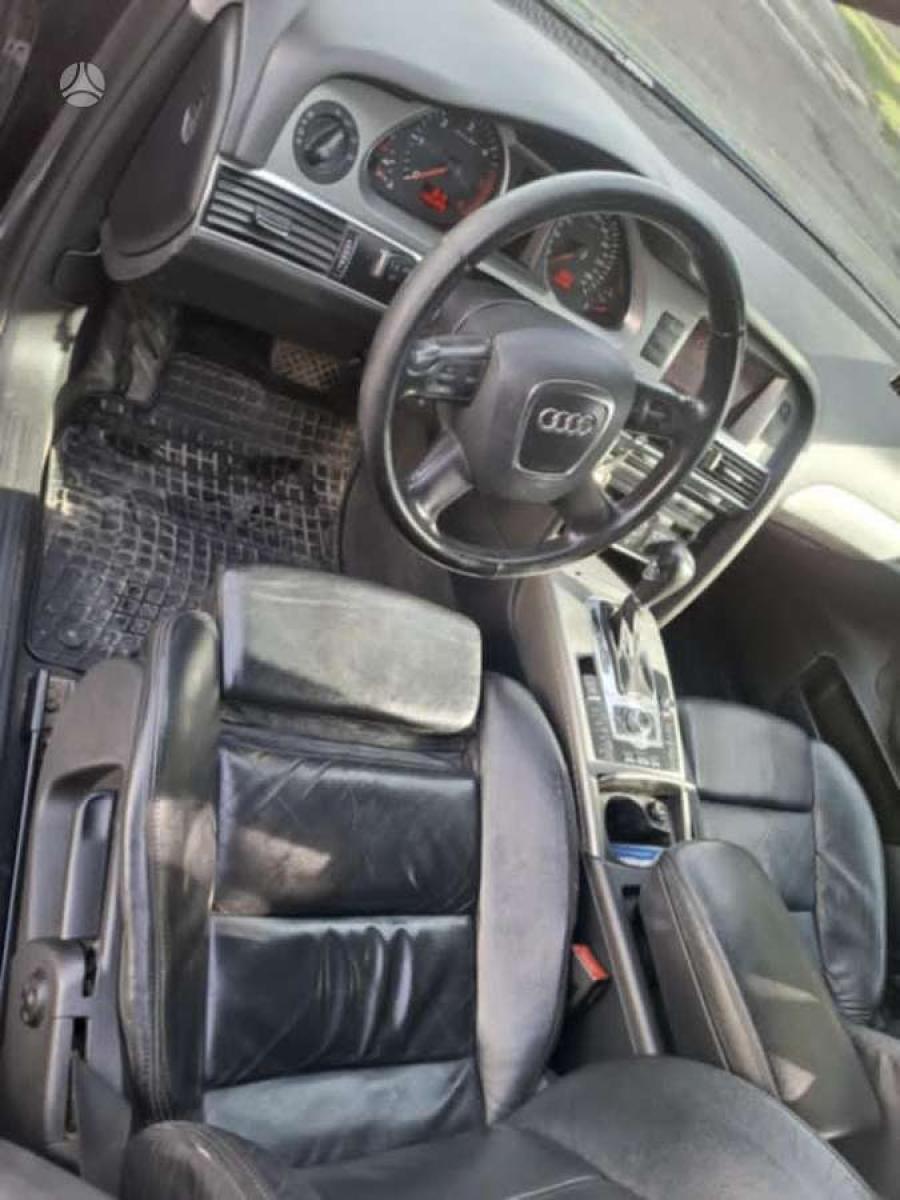 Grey Audi A6 2006 in Marijampole, with an engine capacity of 1.97 L and mileage of 344 thousand km for 2650 €, photo 10 on AUTOMOTO.COM.LV