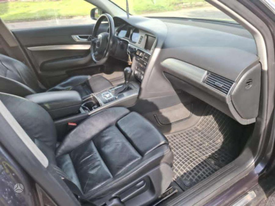 Grey Audi A6 2006 in Marijampole, with an engine capacity of 1.97 L and mileage of 344 thousand km for 2650 €, photo 11 on AUTOMOTO.COM.LV