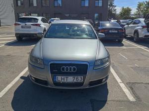 Grey Audi A6 2006 in Vilnius, with an engine capacity of 3.00 L and mileage of 387 thousand km for 2850 €, photo 7 on AUTOMOTO.COM.LV