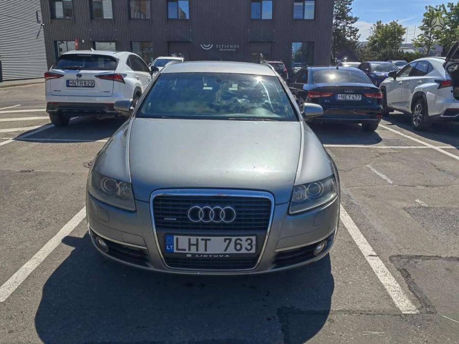 Grey Audi A6 2006 in Vilnius, with an engine capacity of 3.00 L and mileage of 387 thousand km for 2850 €, photo 7 on AUTOMOTO.COM.LV