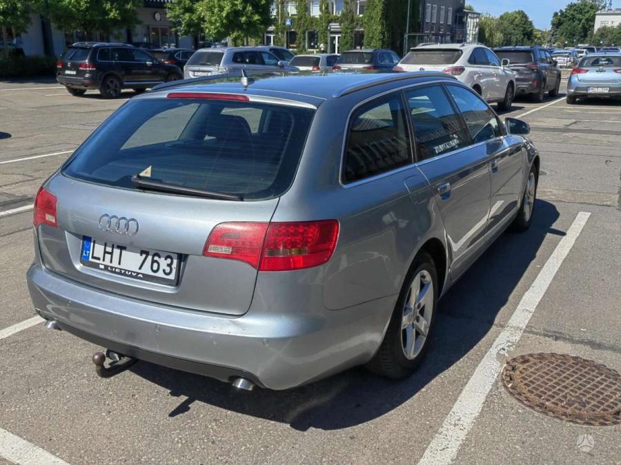 Grey Audi A6 2006 in Vilnius, with an engine capacity of 3.00 L and mileage of 387 thousand km for 2850 €, photo 10 on AUTOMOTO.COM.LV