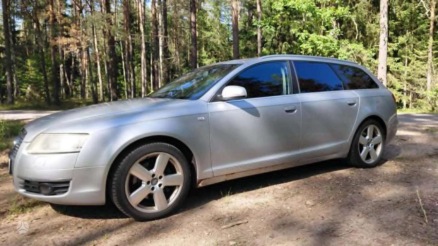 Grey Audi A6 2006 in Vilnius, with an engine capacity of 2.97 L and mileage of 457 thousand km for 1500 €, photo 1 on AUTOMOTO.COM.LV