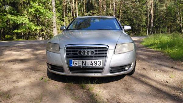 Pelēks Audi A6 2006 Viļņa, ar dzinēja tilpumu 2.97 L un nobraukumu 457 tūkst. km par 1500 €, foto 2 vietnē AUTOMOTO.COM.LV