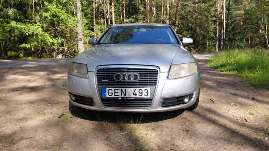 Grey Audi A6 2006 in Vilnius, with an engine capacity of 2.97 L and mileage of 457 thousand km for 1500 €, photo 3 on AUTOMOTO.COM.LV