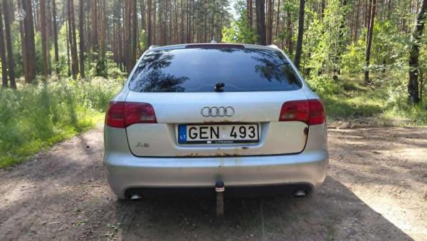 Pelēks Audi A6 2006 Viļņa, ar dzinēja tilpumu 2.97 L un nobraukumu 457 tūkst. km par 1500 €, foto 3 vietnē AUTOMOTO.COM.LV