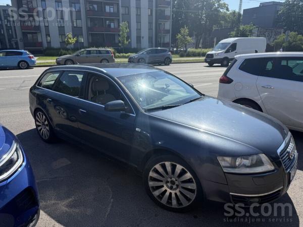 Grey Audi A6 2006 in Riga, with an engine capacity of 3.00 L and mileage of 355 thousand km for 1600 €, photo 1 on AUTOMOTO.COM.LV