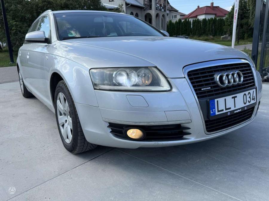 Grey Audi A6 2006 in Alytus, with an engine capacity of 2.70 L and mileage of 332 thousand km for 2499 €, photo 3 on AUTOMOTO.COM.LV