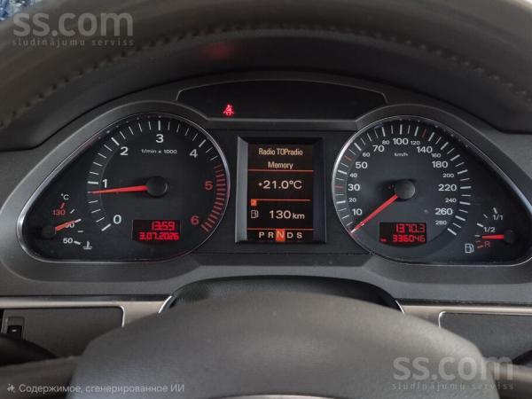 Pelēks Audi A6 2006 Rīga, ar dzinēja tilpumu 3.00 L un nobraukumu 330 tūkst. km par 2400 €, foto 10 vietnē AUTOMOTO.COM.LV