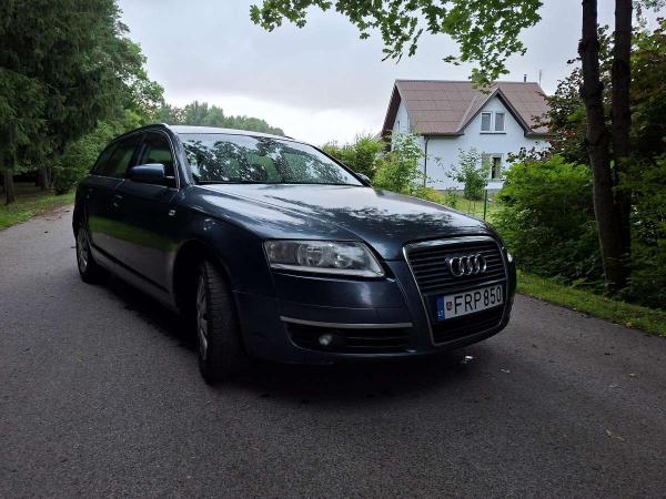 Grey Audi A6 2006 in Kedainiai, with an engine capacity of 2.40 L and mileage of 450 thousand km for 1750 €, photo 4 on AUTOMOTO.COM.LV