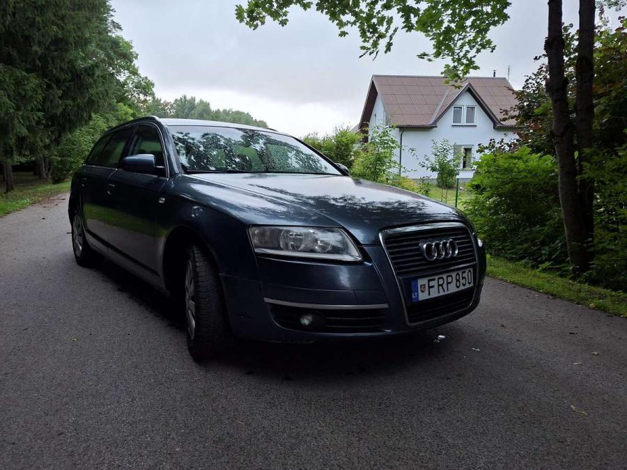 Pelēks Audi A6 2006 Kėdainiai, ar dzinēja tilpumu 2.40 L un nobraukumu 450 tūkst. km par 1750 €, foto 5 vietnē AUTOMOTO.COM.LV