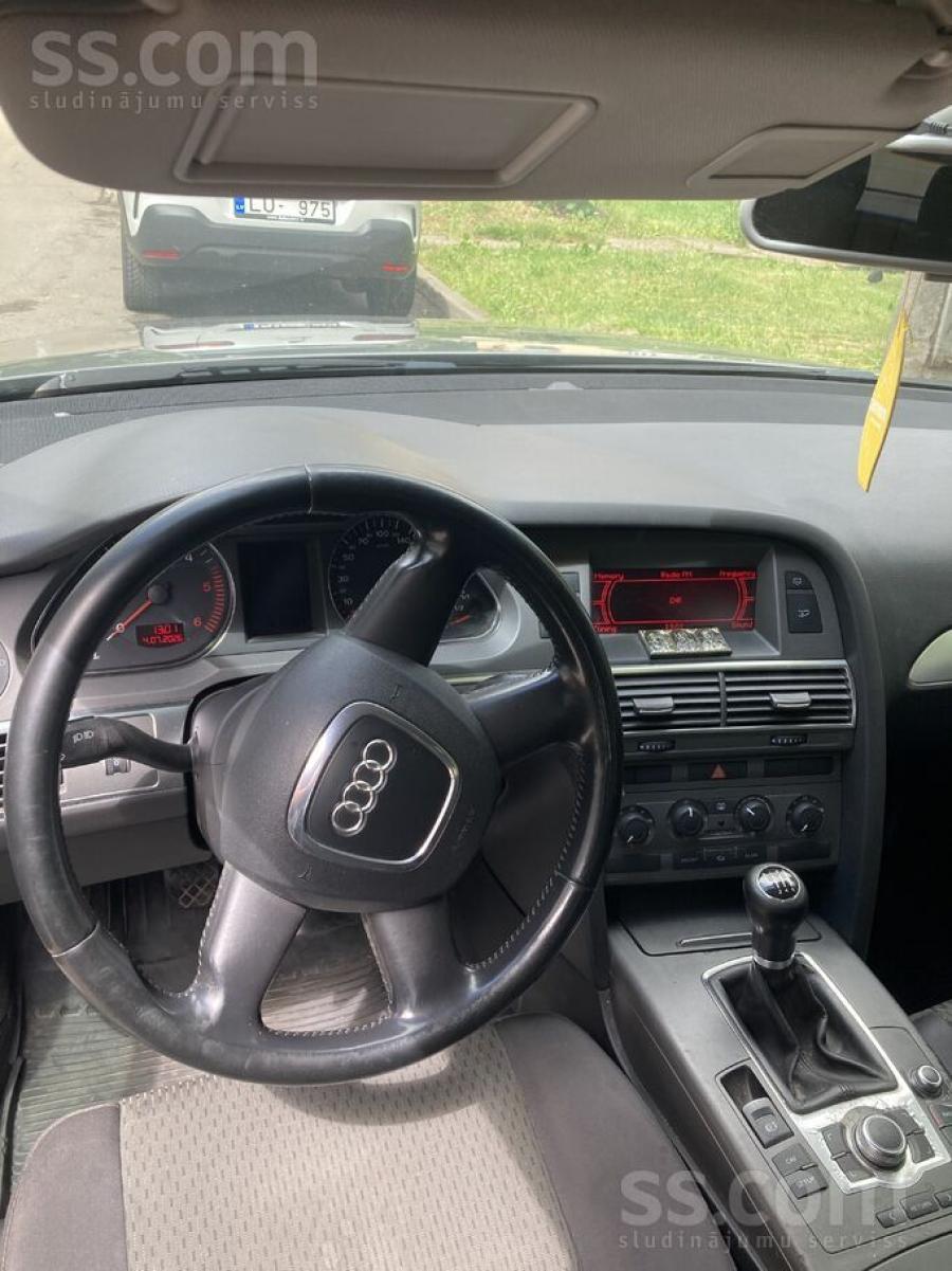 Grey Audi A6 2006 in Riga, with an engine capacity of 2.00 L and mileage of 458 thousand km for 1650 €, photo 6 on AUTOMOTO.COM.LV