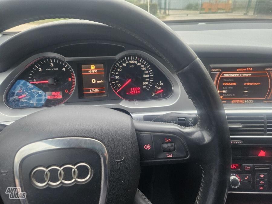 Grey Audi A6 2006 in Jonava, with an engine capacity of 2.00 L and mileage of 410 thousand km for 2900 €, photo 10 on AUTOMOTO.COM.LV