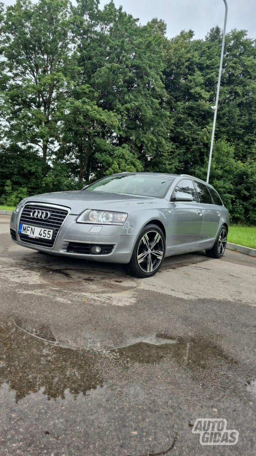Grey Audi A6 2006 in Klaipeda, with an engine capacity of 2.00 L and mileage of 430 thousand km for 2050 €, photo 4 on AUTOMOTO.COM.LV