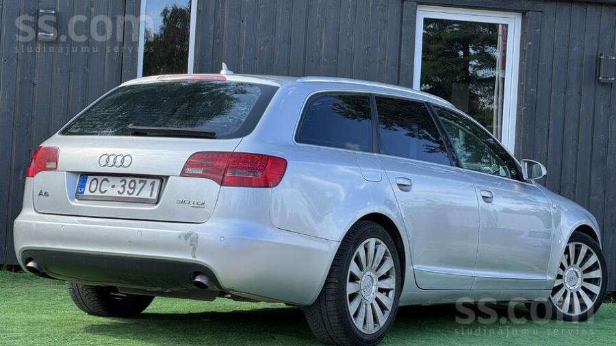 Grey Audi A6 2006 in Riga, with an engine capacity of 3.00 L and mileage of 326 thousand km for 2450 €, photo 5 on AUTOMOTO.COM.LV