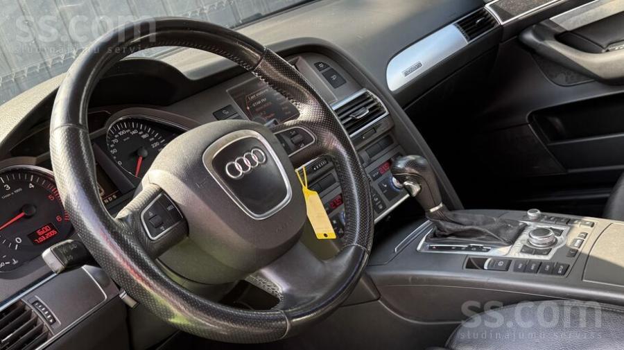 Grey Audi A6 2006 in Riga, with an engine capacity of 3.00 L and mileage of 326 thousand km for 2450 €, photo 6 on AUTOMOTO.COM.LV