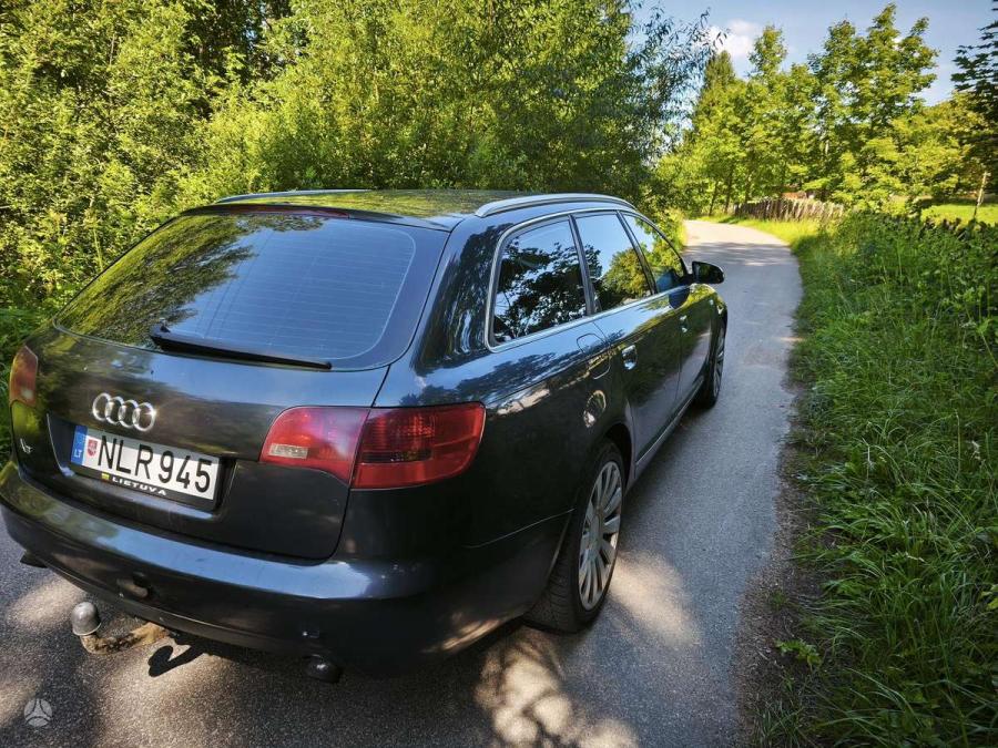 Grey Audi A6 2006 in Telschi, with an engine capacity of 1.96 L and mileage of 309 thousand km for 1950 €, photo 4 on AUTOMOTO.COM.LV