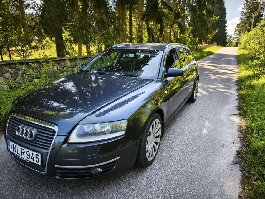 Grey Audi A6 2006 in Telschi, with an engine capacity of 1.96 L and mileage of 309 thousand km for 1950 €, photo 5 on AUTOMOTO.COM.LV