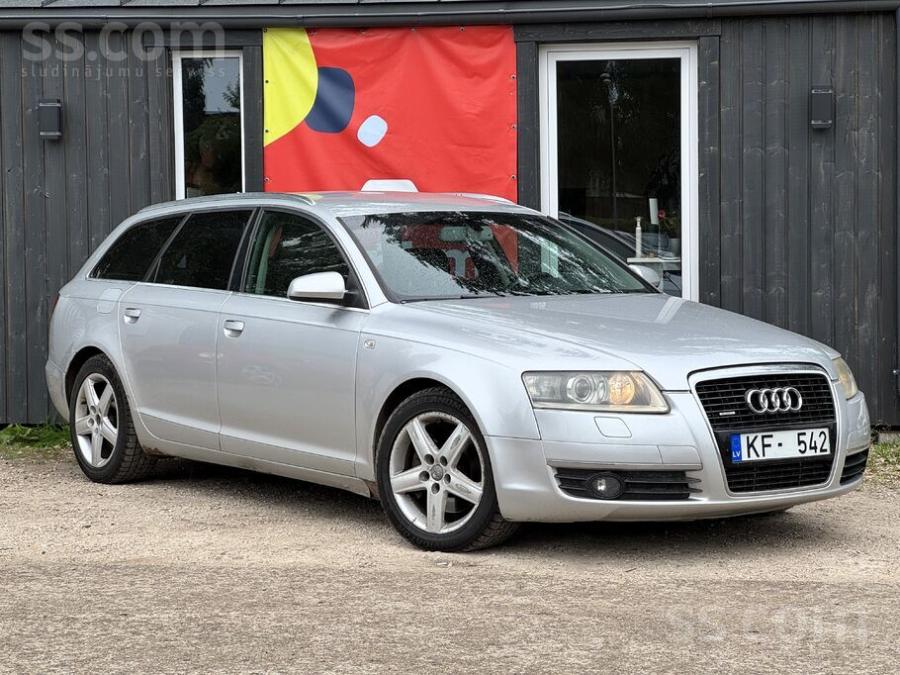 Grey Audi A6 2006 in Riga, with an engine capacity of 3.00 L and mileage of 321 thousand km for 1850 €, photo 1 on AUTOMOTO.COM.LV