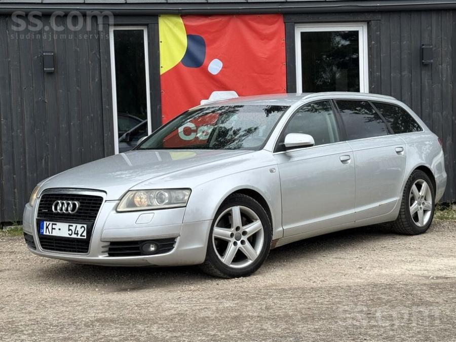 Grey Audi A6 2006 in Riga, with an engine capacity of 3.00 L and mileage of 321 thousand km for 1850 €, photo 3 on AUTOMOTO.COM.LV