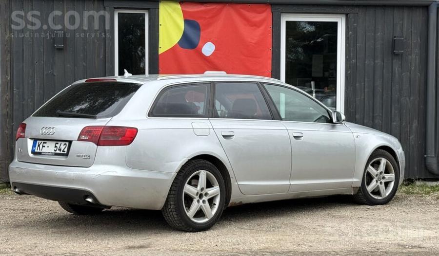 Grey Audi A6 2006 in Riga, with an engine capacity of 3.00 L and mileage of 321 thousand km for 1850 €, photo 5 on AUTOMOTO.COM.LV