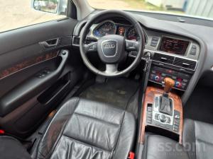 Grey Audi A6 2006 in Riga, with an engine capacity of 3.00 L and mileage of 321 thousand km for 1850 €, photo 6 on AUTOMOTO.COM.LV