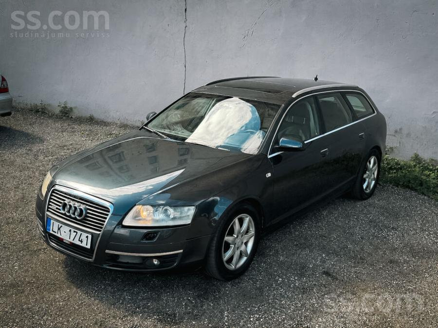Grey Audi A6 2006 in Riga, with an engine capacity of 3.00 L and mileage of 453 thousand km for 2390 €, photo 1 on AUTOMOTO.COM.LV