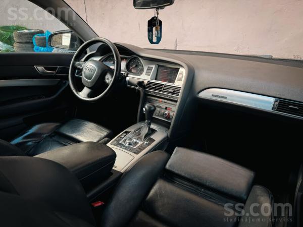 Grey Audi A6 2006 in Riga, with an engine capacity of 3.00 L and mileage of 453 thousand km for 2390 €, photo 5 on AUTOMOTO.COM.LV