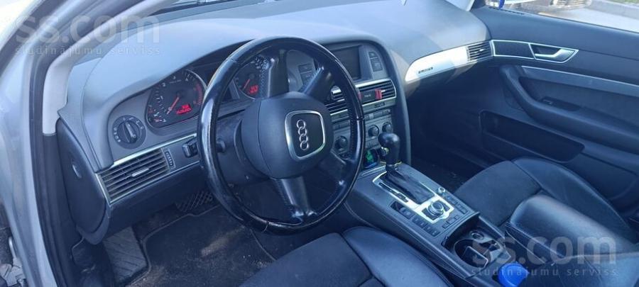 Pelēks Audi A6 2006 Rēzekne, ar dzinēja tilpumu 2.70 L un nobraukumu 265 tūkst. km par 4500 €, foto 9 vietnē AUTOMOTO.COM.LV