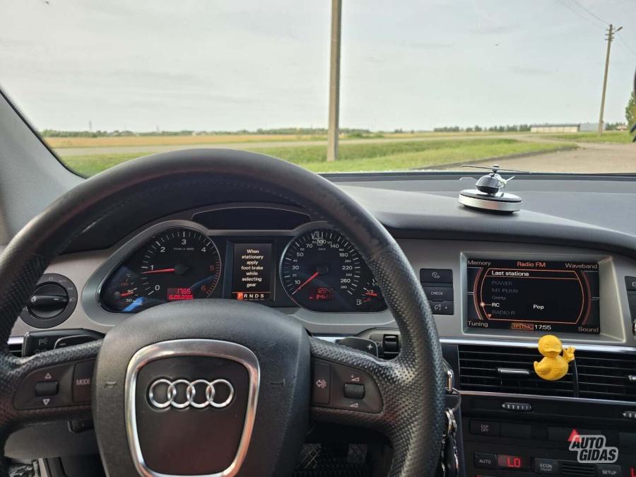 Grey Audi A6 2006 in Anyksciai, with an engine capacity of 3.00 L and mileage of 346 thousand km for 2900 €, photo 10 on AUTOMOTO.COM.LV
