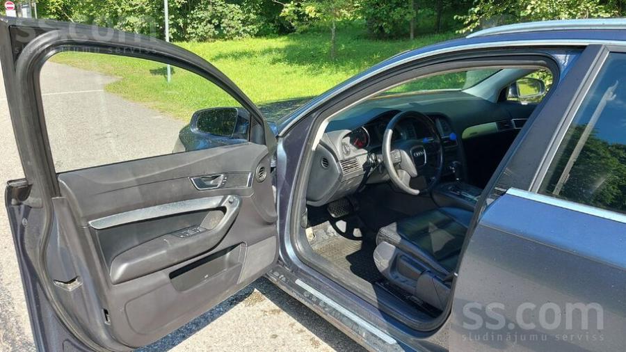 Grey Audi A6 2006 in Aluksne, with an engine capacity of 2.70 L and mileage of 0 thousand km for 2350 €, photo 12 on AUTOMOTO.COM.LV