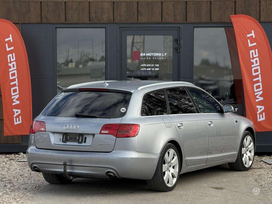 Pelēks Audi A6 2006 Viļņa, ar dzinēja tilpumu 2.97 L un nobraukumu 314 tūkst. km par 4400 €, foto 5 vietnē AUTOMOTO.COM.LV