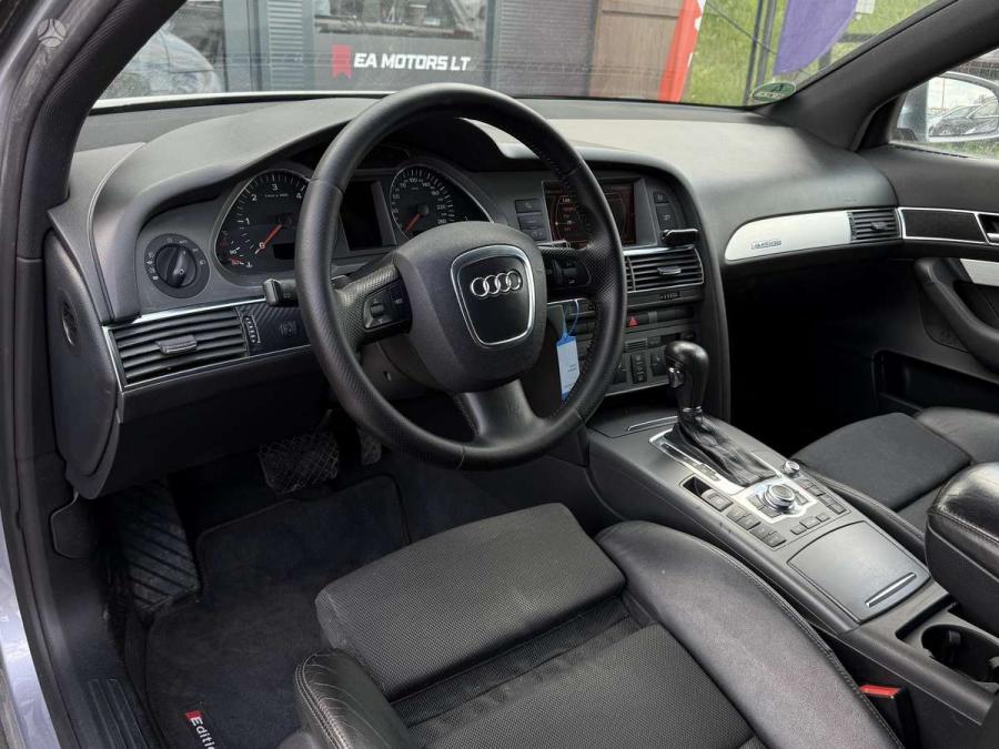 Pelēks Audi A6 2006 Viļņa, ar dzinēja tilpumu 2.97 L un nobraukumu 314 tūkst. km par 4400 €, foto 10 vietnē AUTOMOTO.COM.LV