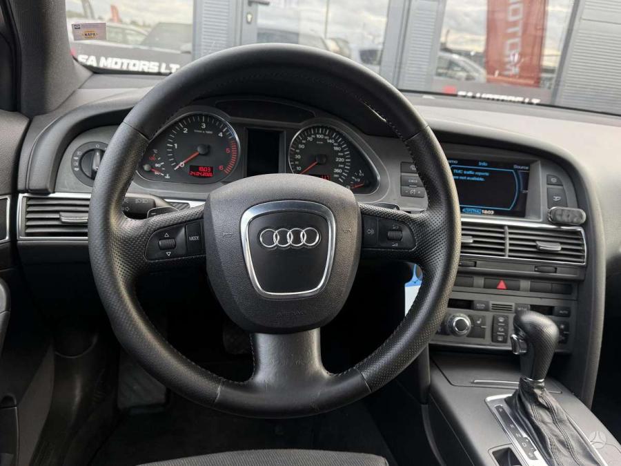 Pelēks Audi A6 2006 Viļņa, ar dzinēja tilpumu 2.97 L un nobraukumu 314 tūkst. km par 4400 €, foto 12 vietnē AUTOMOTO.COM.LV