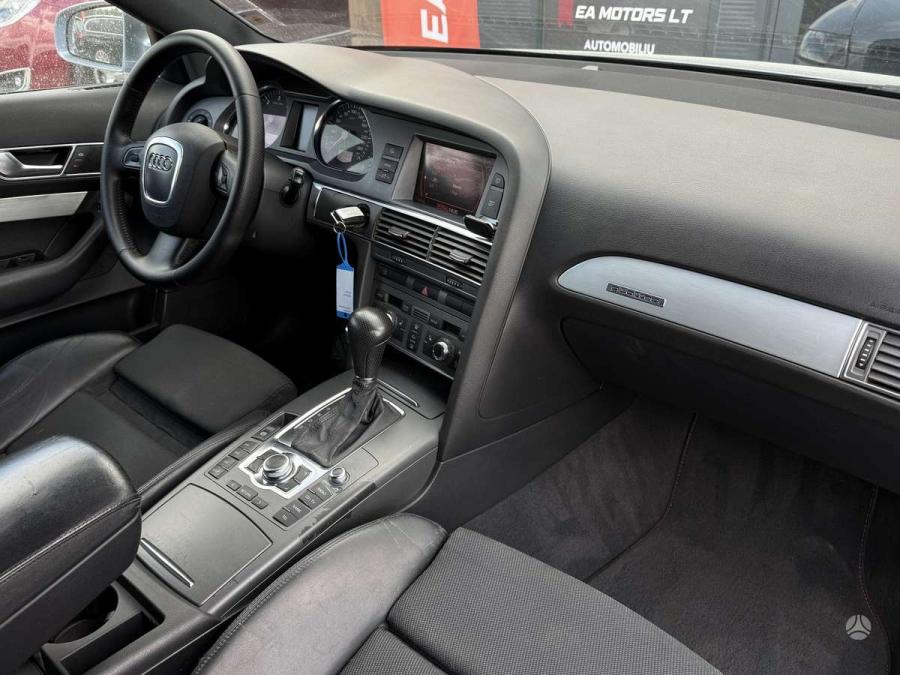 Pelēks Audi A6 2006 Viļņa, ar dzinēja tilpumu 2.97 L un nobraukumu 314 tūkst. km par 4400 €, foto 15 vietnē AUTOMOTO.COM.LV