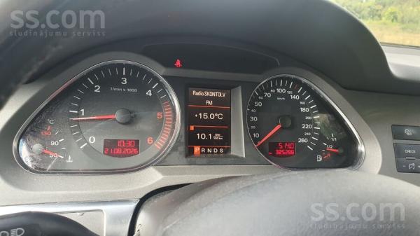 Grey Audi A6 2006 in Madona, with an engine capacity of 2.70 L and mileage of 325 thousand km for 3000 €, photo 8 on AUTOMOTO.COM.LV