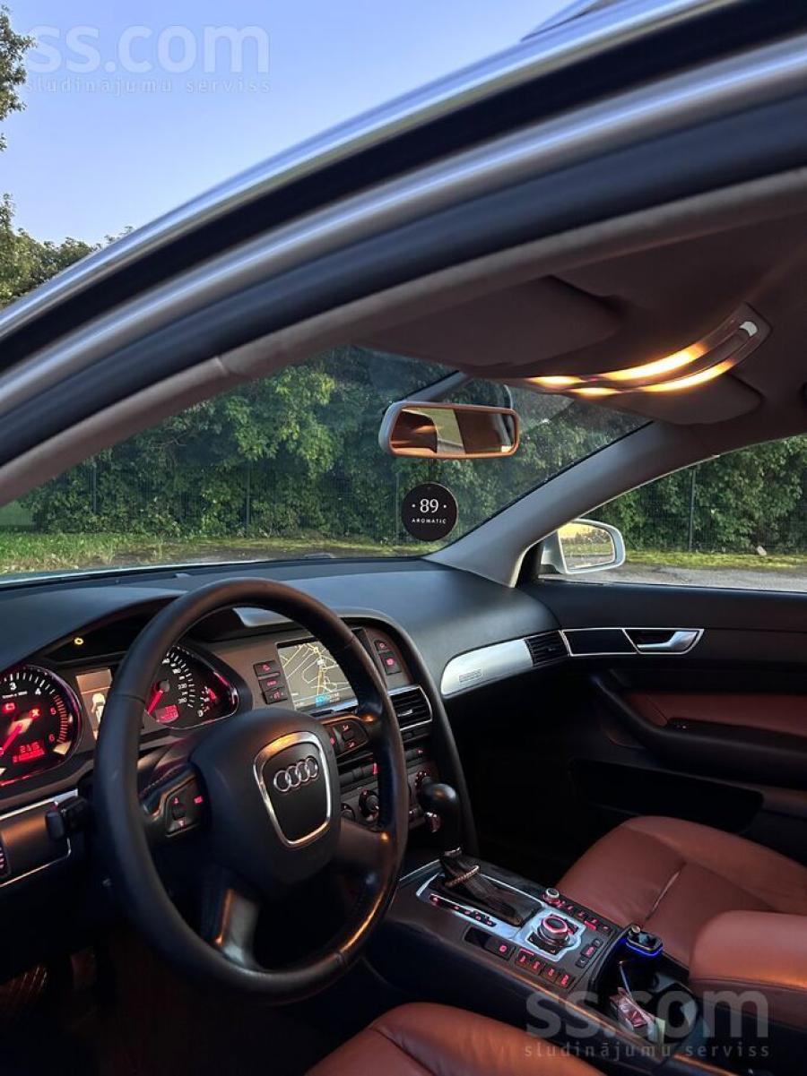 Grey Audi A6 2006 in Riga, with an engine capacity of 2.70 L and mileage of 416 thousand km for 3500 €, photo 9 on AUTOMOTO.COM.LV