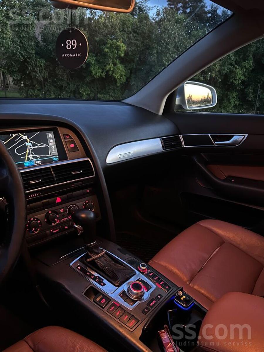 Grey Audi A6 2006 in Riga, with an engine capacity of 2.70 L and mileage of 416 thousand km for 3500 €, photo 12 on AUTOMOTO.COM.LV