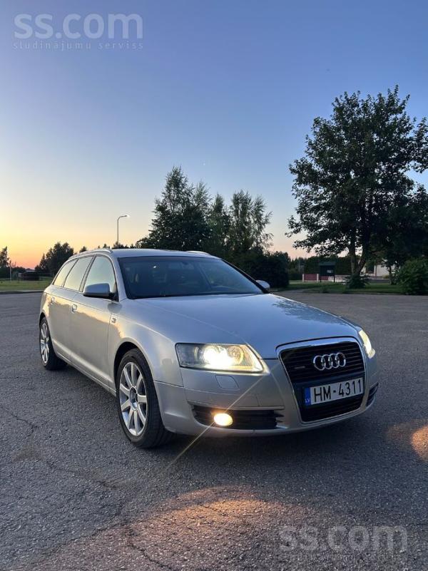 Grey Audi A6 2006 in Riga, with an engine capacity of 2.70 L and mileage of 416 thousand km for 3500 €, photo 1 on AUTOMOTO.COM.LV